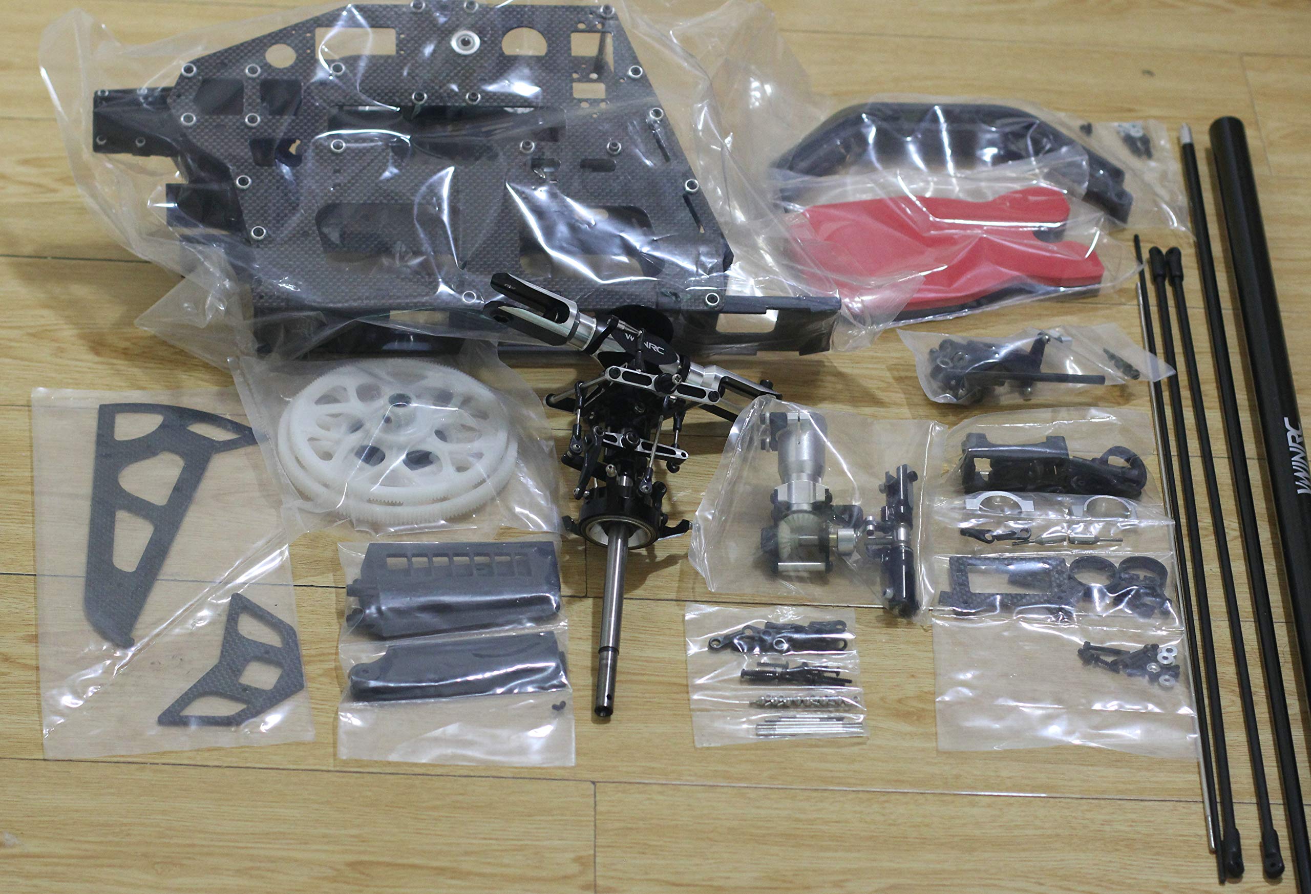 SPEED-R Remote 6CH 3D Trex 600 SE RC Helicopter Landing Gear Frame Stand for 600ESP Align Trex Heli