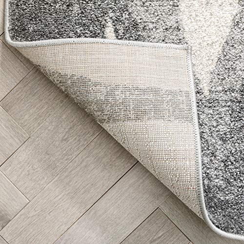 Well Woven Lisbon Toro Modern Ogee Geometric Ivory 7'10" x 9'10" Area Rug