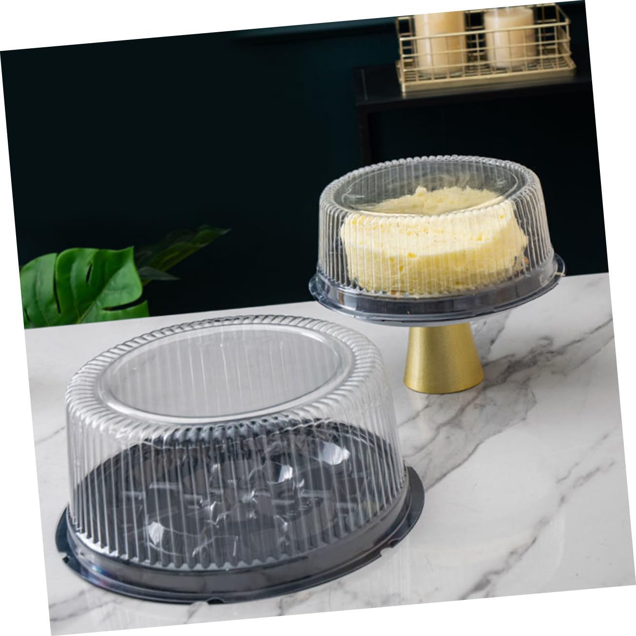 SOLUSTRE 10pcs Packing Box Cake Box Muffin Dome Cases Cake Container Take Out Cake Carrier Transparent Cake Clear Cake Carrier Cake Display Containers Strawberry Box Portable Child Plastic