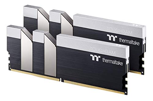 Thermaltake TOUGHRAM Black DDR4 3200MHz C16 16GB (8GB x 2) Memory Intel XMP 2.0 Ready with Real-Time Performance Monitoring Software R017D408GX2-3200C16A