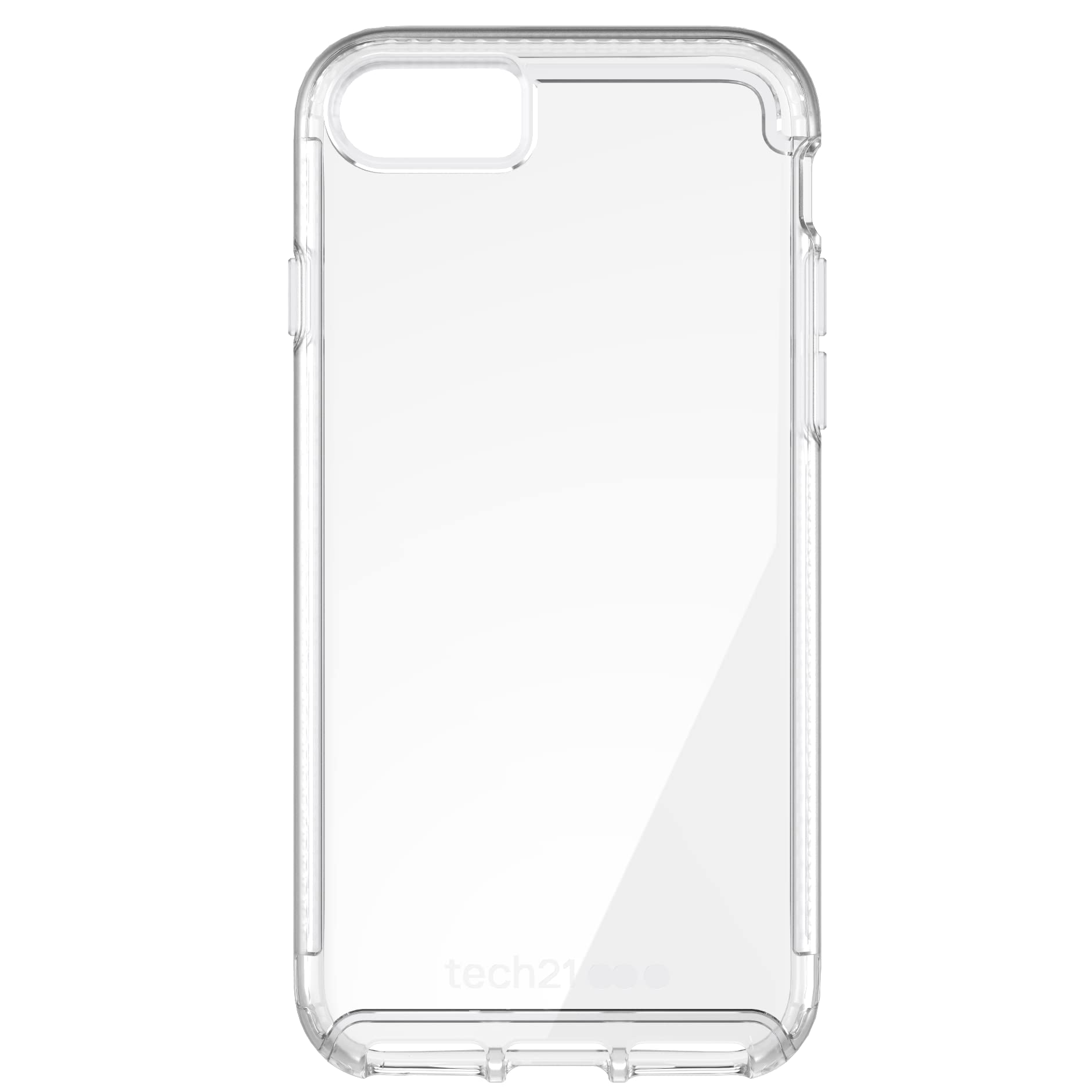 Tech21 Pure Clear for iPhone SE 2022 (3rd Gen), SE 2020 (2ND GEN), 7/8 β Crystal Clear Phone Case with 12ft Multi-Drop Protection