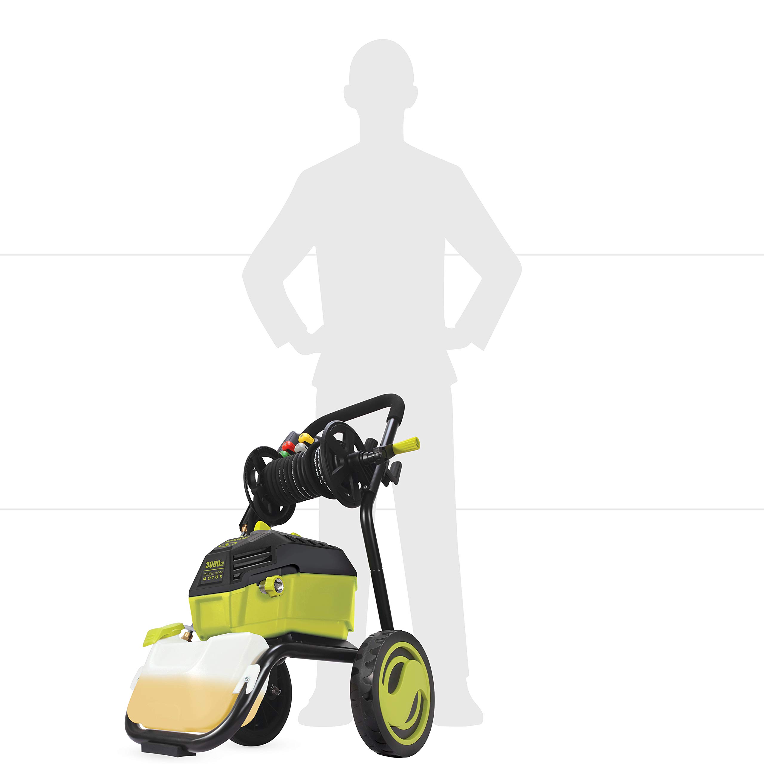 Sun Joe SPX4601 High Performance Electric Pressure Washer w/20-Ft Hose Reel