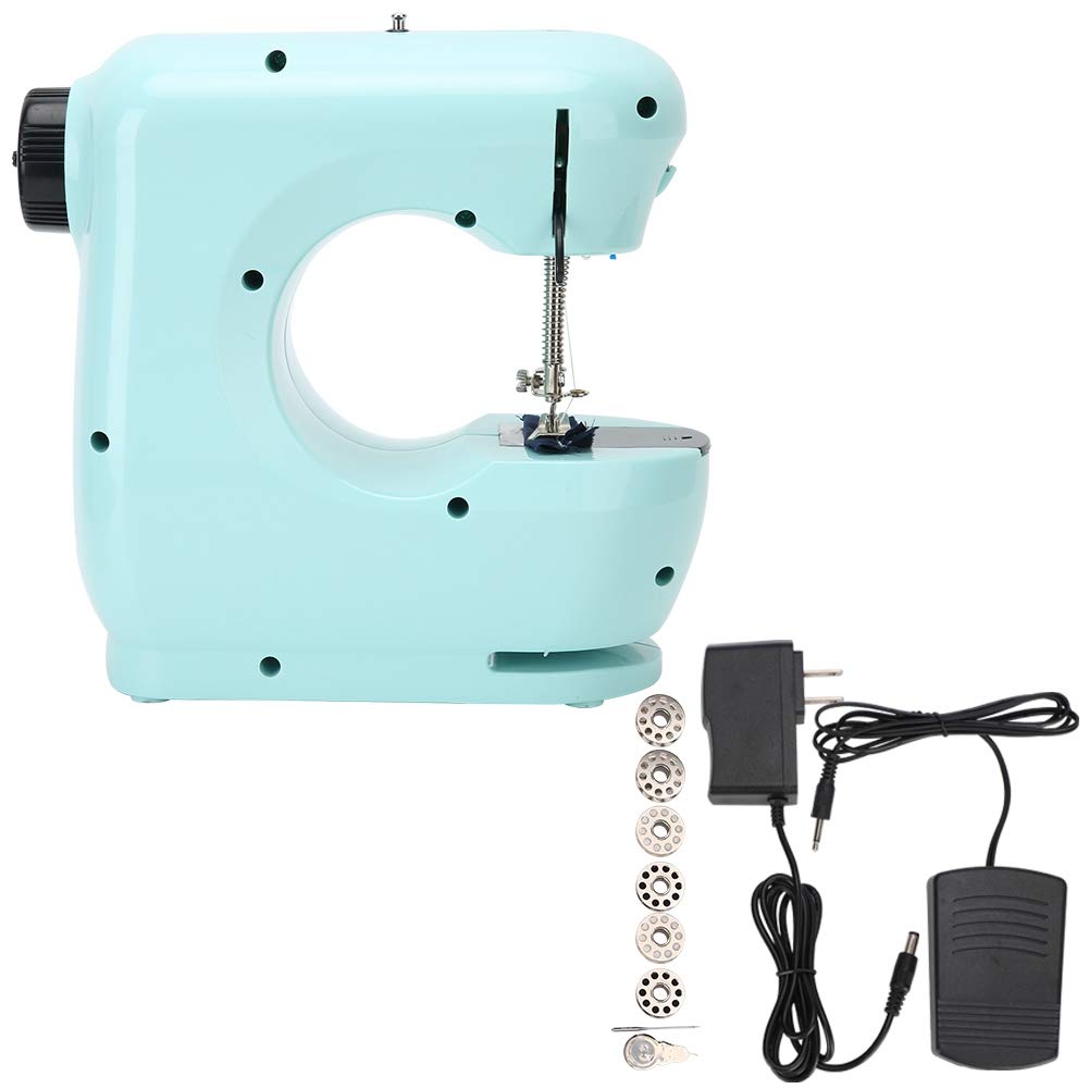 Table Sewing Machine Electric Household Mini Sewing Machine Compact Sewing Machine Portable Sewing Machine Miniature Sewing Machine (US Plug)