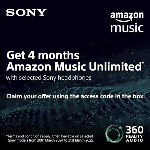Sony Noise Cancelling Wireless Headphones - 30hr Battery Life - Over Ear Style - Optimised for Alexa and Google Assistant - Built-in mic for Calls - WH-1000XM4L.CE7 - Limited Edition - Midnight Blue