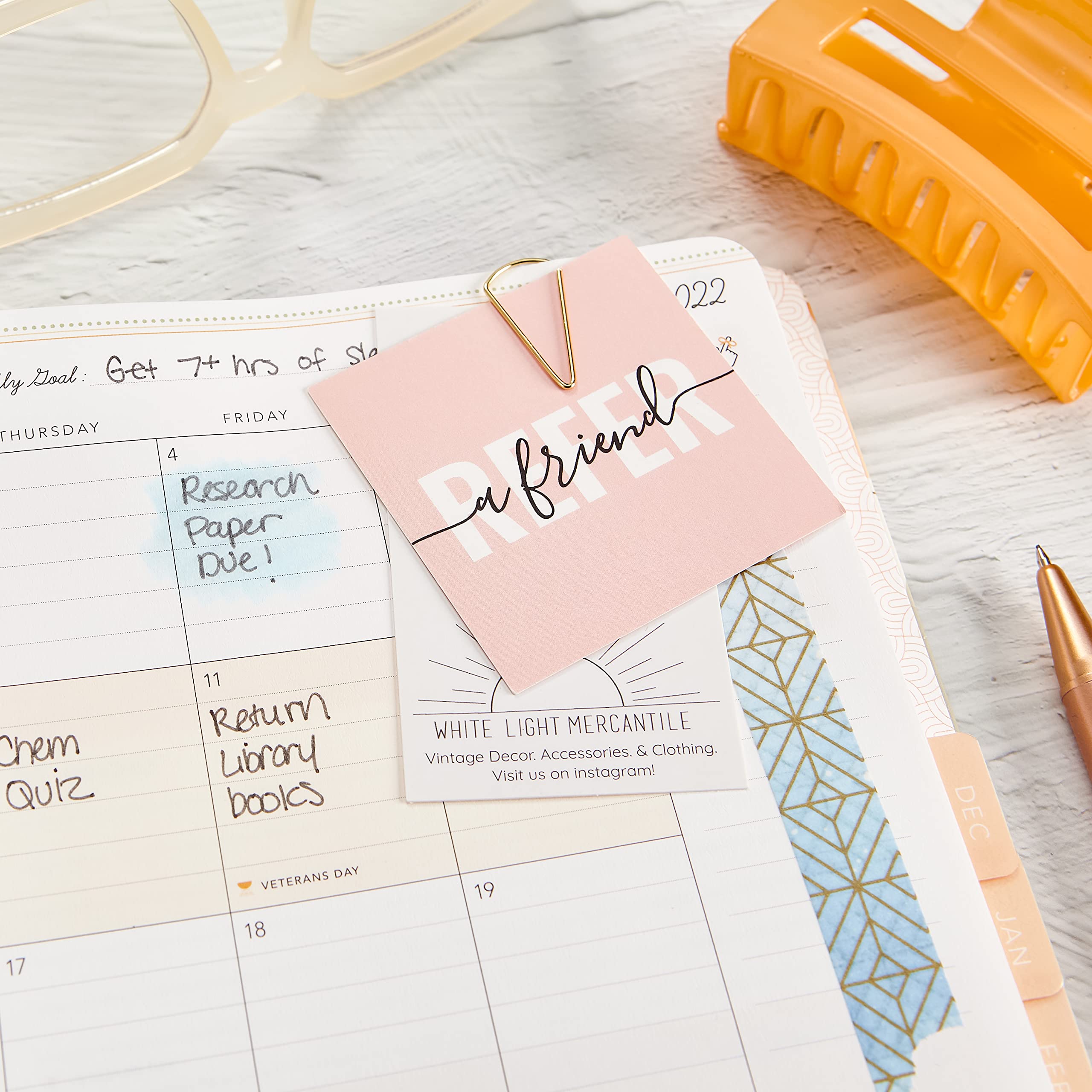 Southworth Academic Planner (July 2022-June 2023), 7" x 9.25", Playful Dots, Premium 28#/105 gsm Paper, Twin Wire (91088)