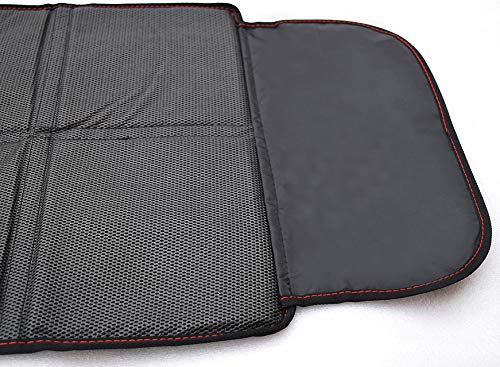 Yifantacy Car Seat Protector by MySmarterStyle: Upgraded Thick Black Waterproof Covers for Baby Seats to Protect backseats Upholstery: 2 Pack Non Slip Waterproof Covers with organizing Pockets