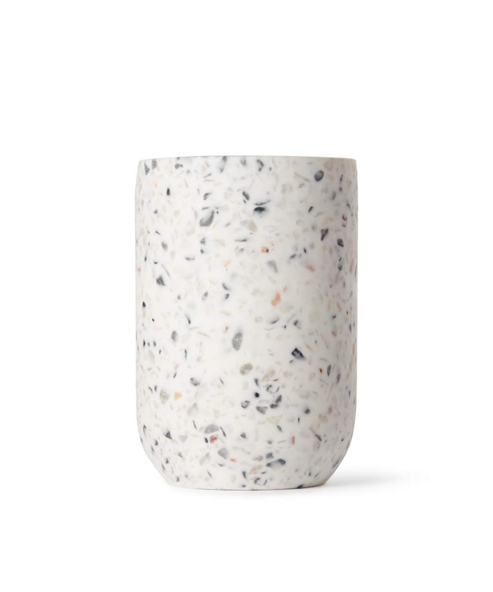 Umbra 1014019-1180 Junip Bathroom Accessories Tumbler-Modern Resin Holder and Organizer, Perfect for Holding Toothbrushes, Make-up Brushes and More, Terrazzo