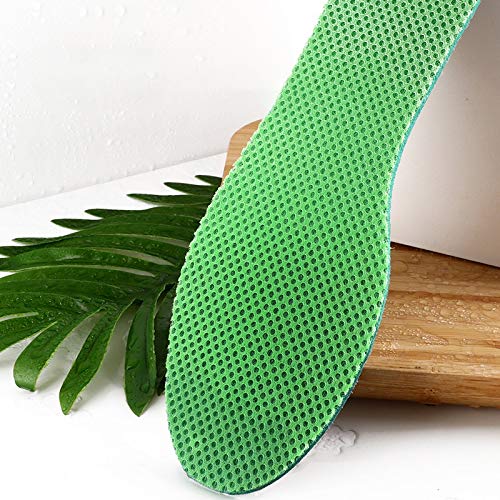 TaLcuS 3 Pairs Mint Deodorant Insoles Light Weight Shoes Pad Absorb-Sweat Breathable Mesh Cloth Sports Insert Men Women (Size : 41)