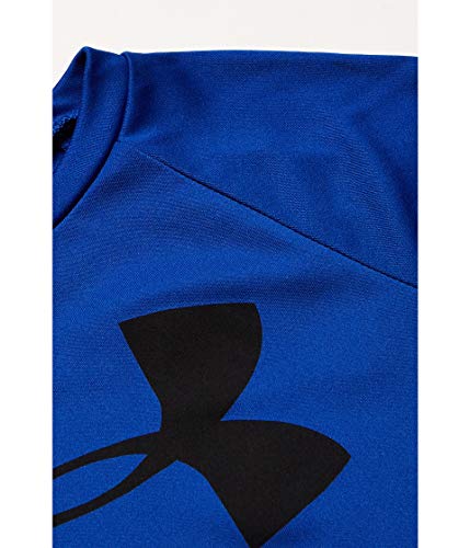 Under Armour Boys' Tech Big Logo Short Sleeve Gym T-Shirt, Royal (400)/Black, Youth Medium
