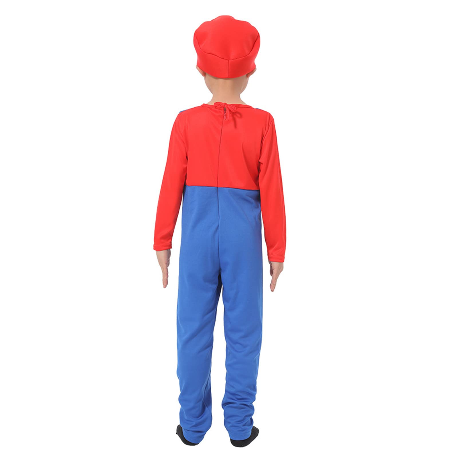 Sztylong Deluxe Child Super Heros Costume for Kids Halloween Outfit with Hat Mustache and Gloves