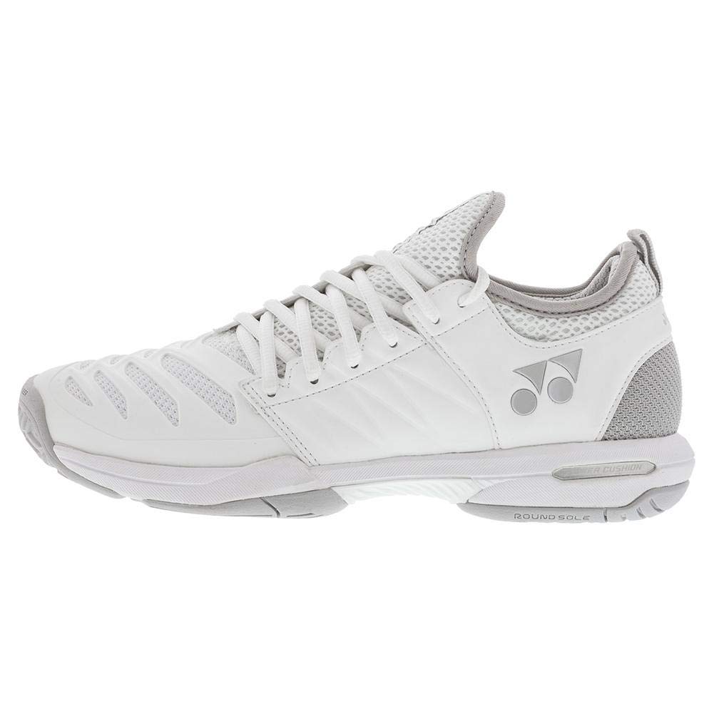 YONEX Women's Fusion Rev 3 Tennis Shoes (White, Numeric_10_Point_5)