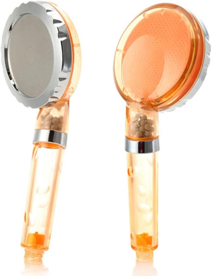 Spa hand-held shower head, hot spring shower Set, 3 Shower Modes, Bathroom Pressurized Shower Kit, Detachable, Negative ions Showerheads for everyone