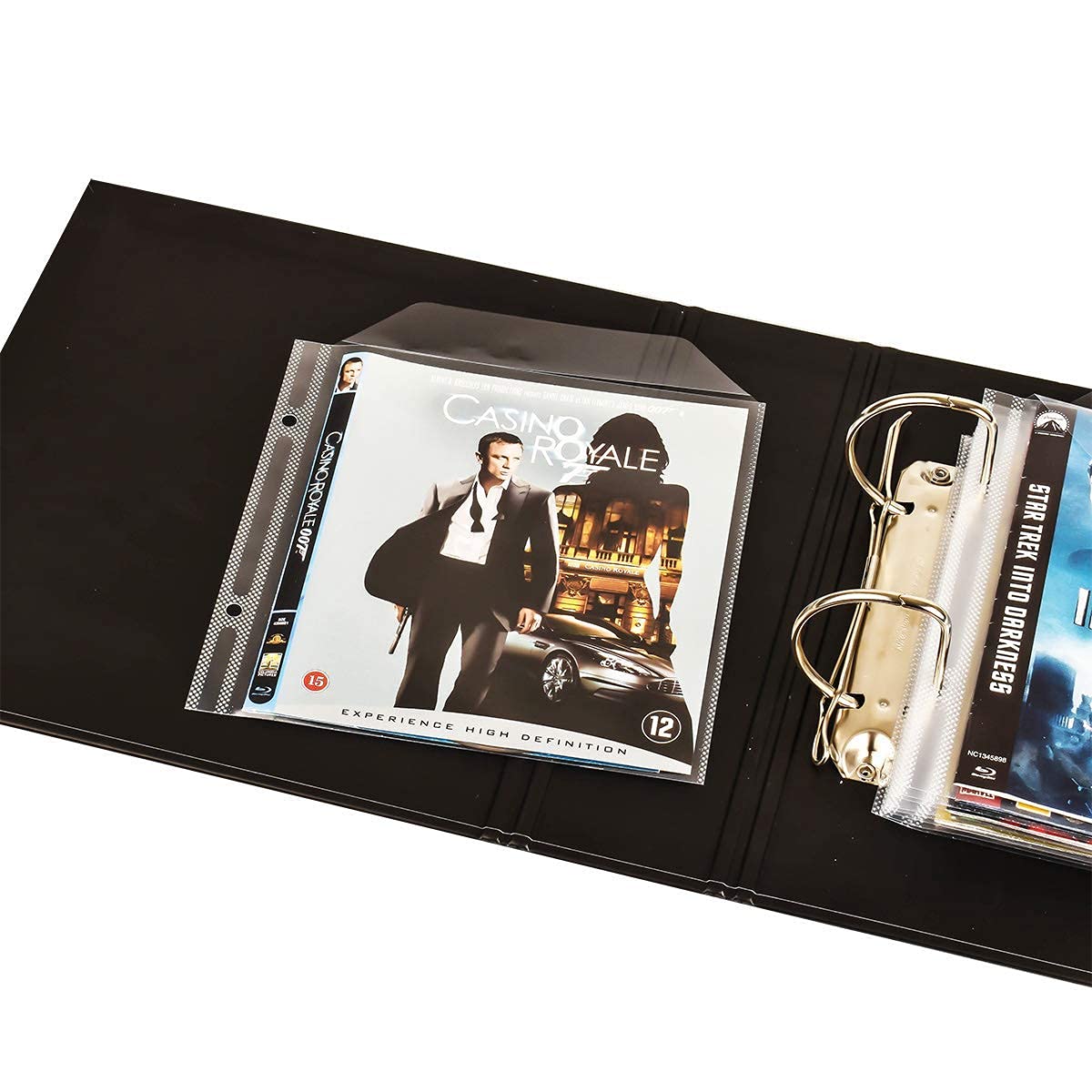 Tarifold Blu-ray Storage Bundle Pack - 50 Blu-ray Protective Sleeves Plus 2 Binders – Optimal Storage and Organizer (10265)