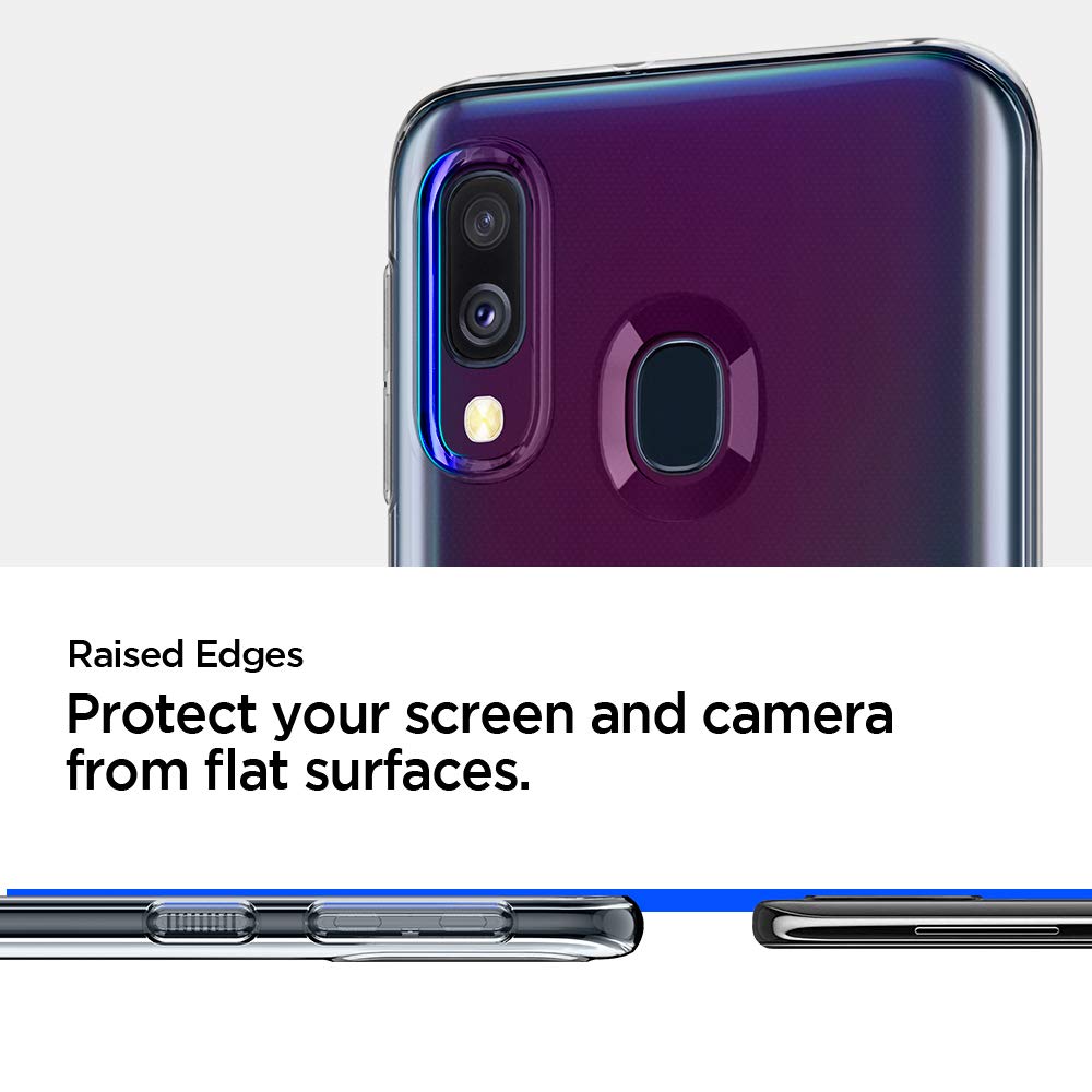 Spigen Liquid Crystal Designed for Samsung Galaxy A40 Case (2019) - Crystal Clear