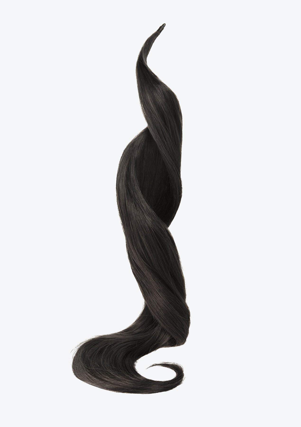 THE RUBY 30" Salon-Quality Hair Extension - Infinite Celebrity Looks With StyleFlex (Black Brown)
