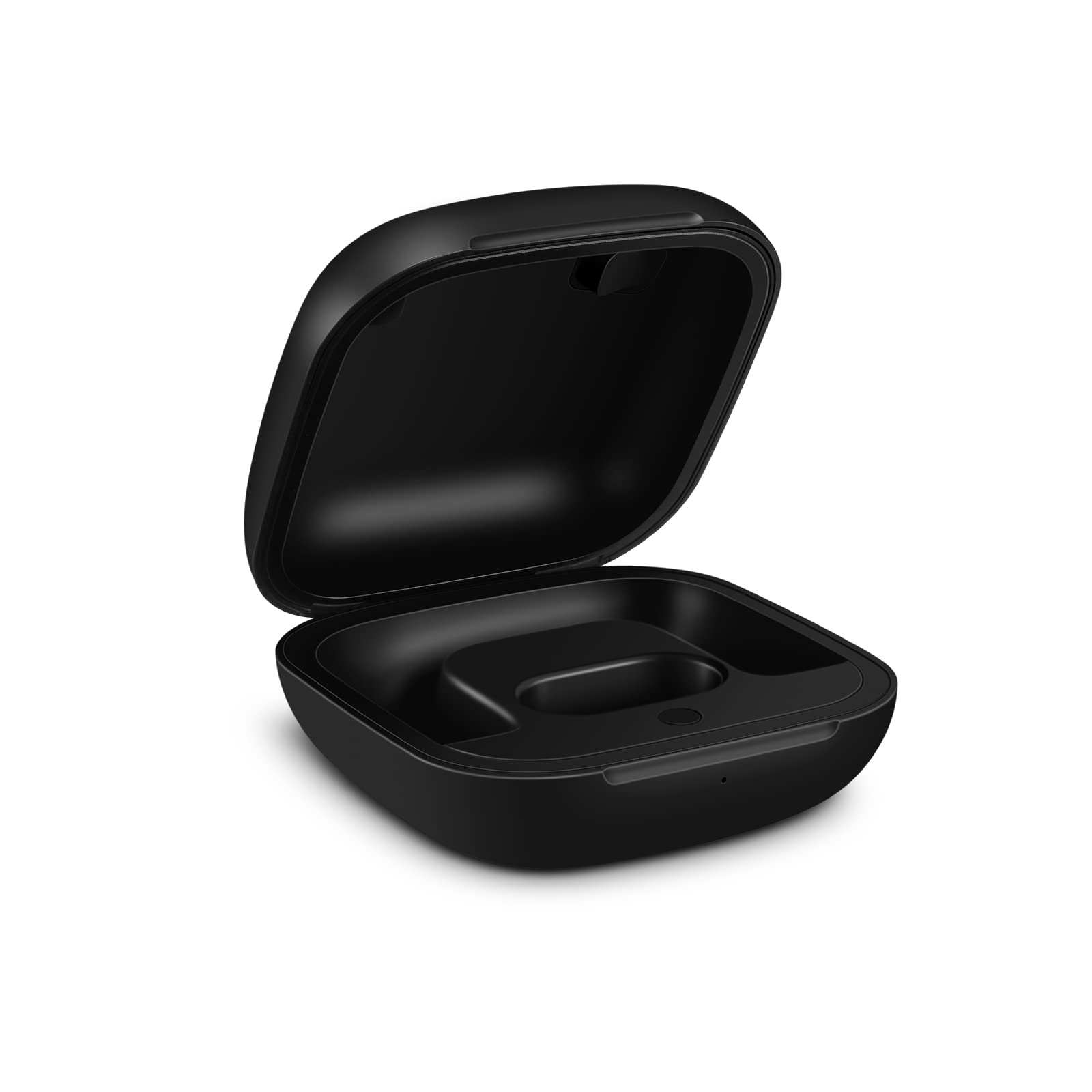 Wireless Charging Case Compatible with Powerbeats Pro, Charger Case Replacement with Bluetooth Pairing Sync Button & 700mAh Built-in Battery, NO Powerbeats Pro, Black