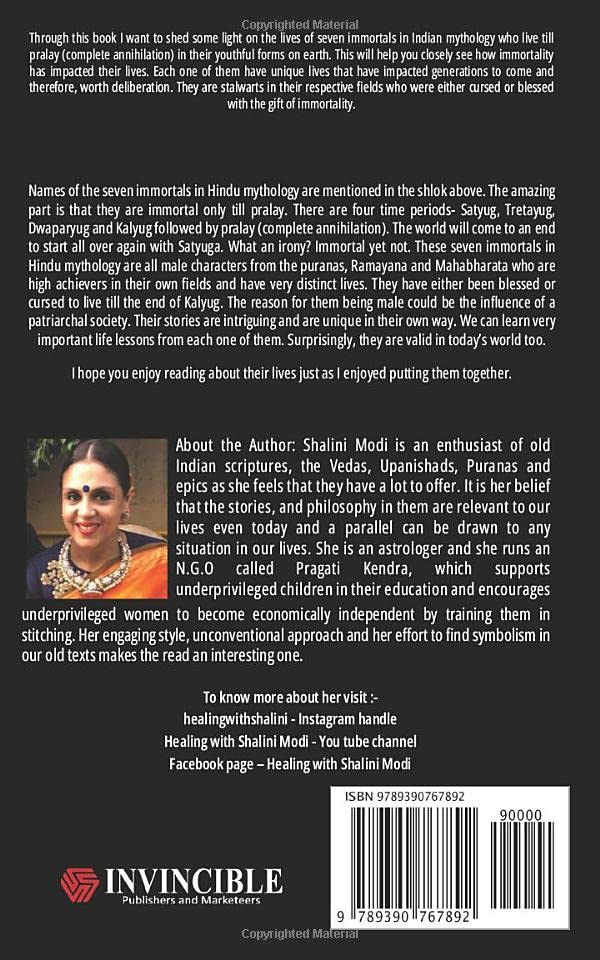 Seven Immortals|Immortality:Boon or Curse | Shalini Modi