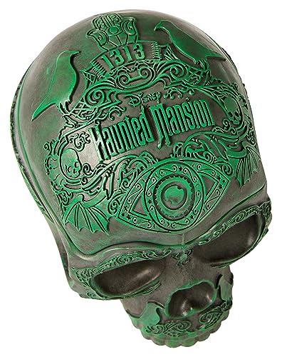 Spirit Halloween Disney's The Haunted Mansion Tabletop Skull | Officially Licensed | Home Décor | Horror Décor | Skull Decoration