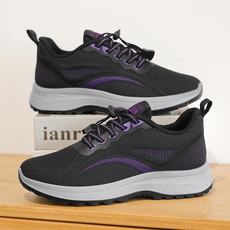 Womens Running Shoes Lightweight Fashion Casual Walking Athletic Sneakers Black