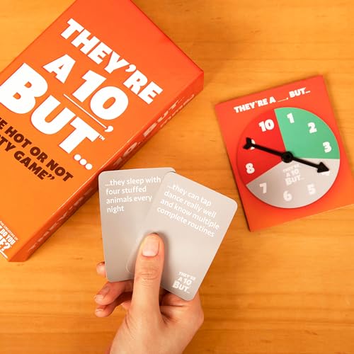 They're a 10 But...The Hot or Not Party Game - Fun Card Games for Adults by What Do You MemeĀ®