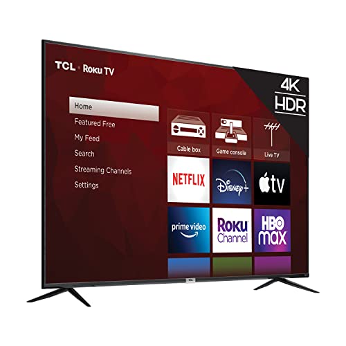 TCL 75-inch Class 4-Series 4K UHD HDR Smart Roku TV – 75S435, 2021 Model