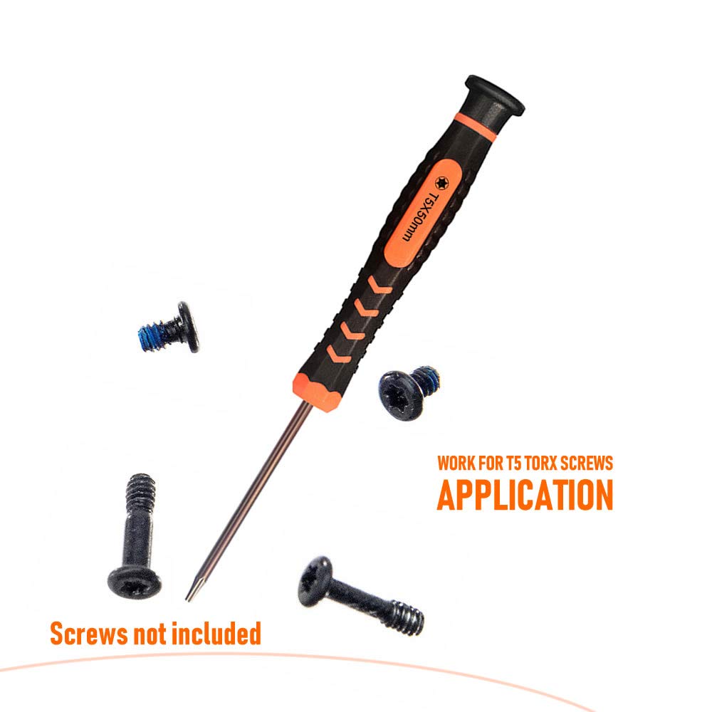 TECKMAN T5 Torx Screwdriver, 6-pointed Precision Screwdriver for Laptop and Macbook Air Battery Disassembly and Hard Disk Replacement