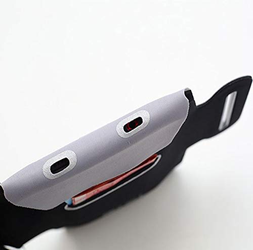 Wonder Stage Water Resistant Smartphone Armband Running Holder for iPhone Pro Max Plus Mini SE (13/12/11/X/XS/XR/8/7/6/5) Galaxy S Ultra Edge Note (21/20/10/9/8/7/6/5) Adjustable Strap & Key Pocket