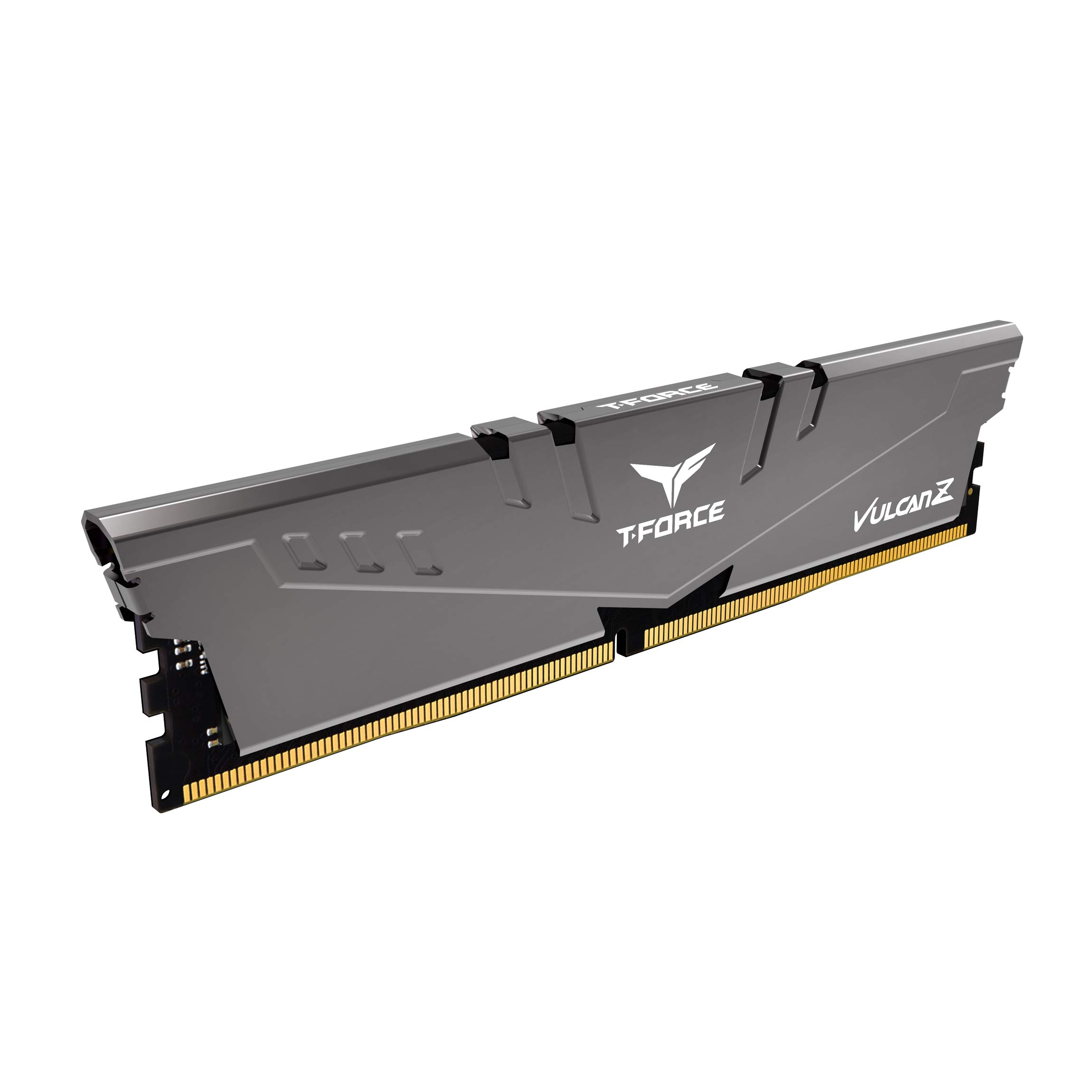 TEAMGROUP T-Force Vulcan Z DDR4 16GB Kit (2x8GB) 3000MHz (PC4-24000) CL16 Desktop Memory Module Ram (Gray) - TLZGD416G3000HC16CDC01