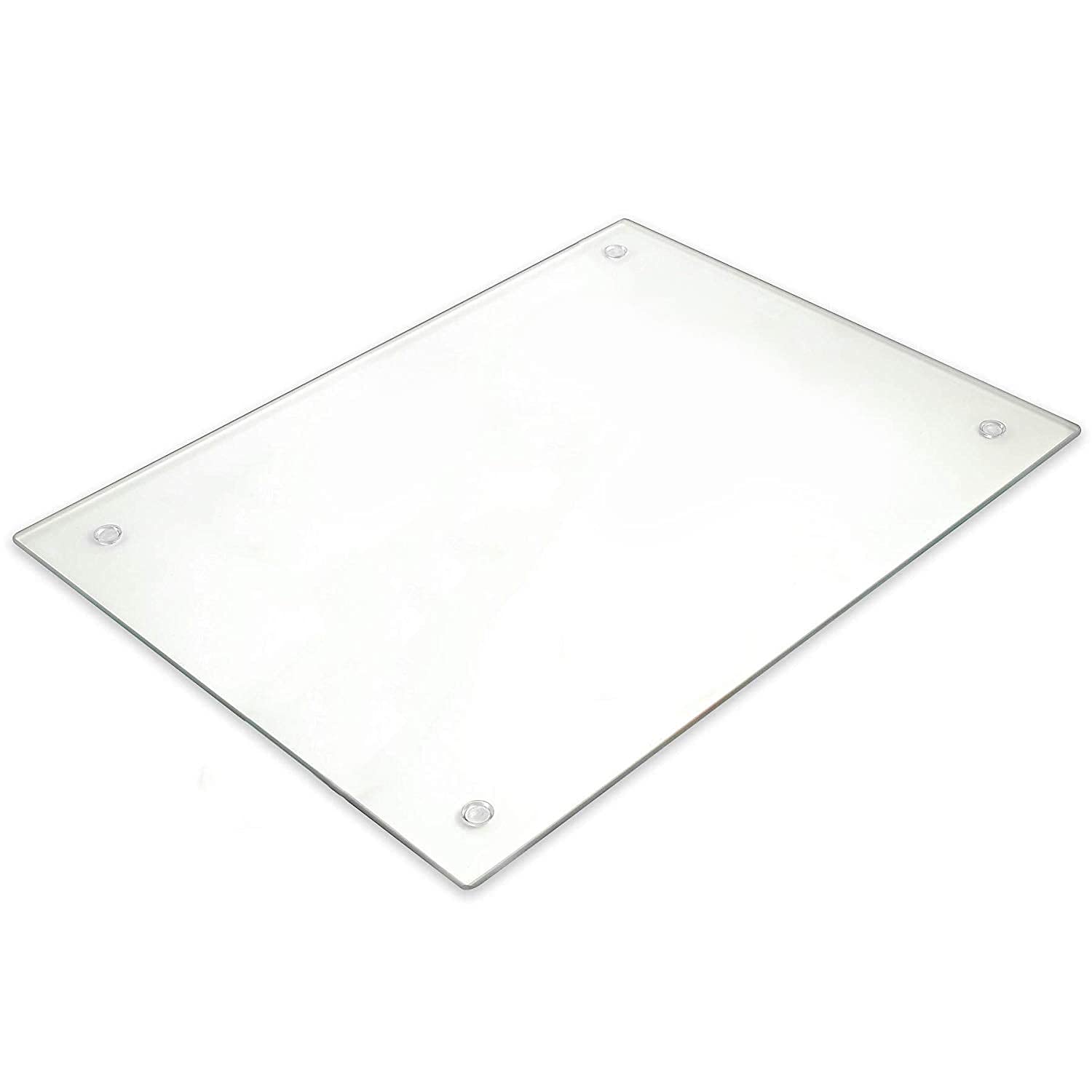 Tempered Glass Cutting Board – Long Lasting Clear Glass – Scratch Resistant, Heat Resistant, Shatter Resistant, Dishwasher Safe. (XLarge 16x20")