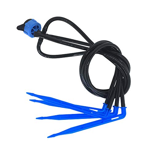 WU FAMILY 4-Way Arrow Drip System Emitter Irrigation System Micro Flow Dripper for Water Saving Irrigation Greenhouse 1 PC