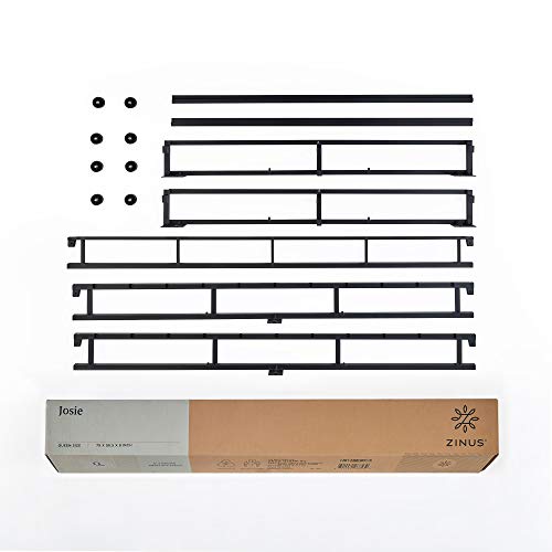 ZINUS Josie Mattress Foundation / Strong Steel Structure / No Box Spring Needed / Easy Bolt Free Assembly, Queen