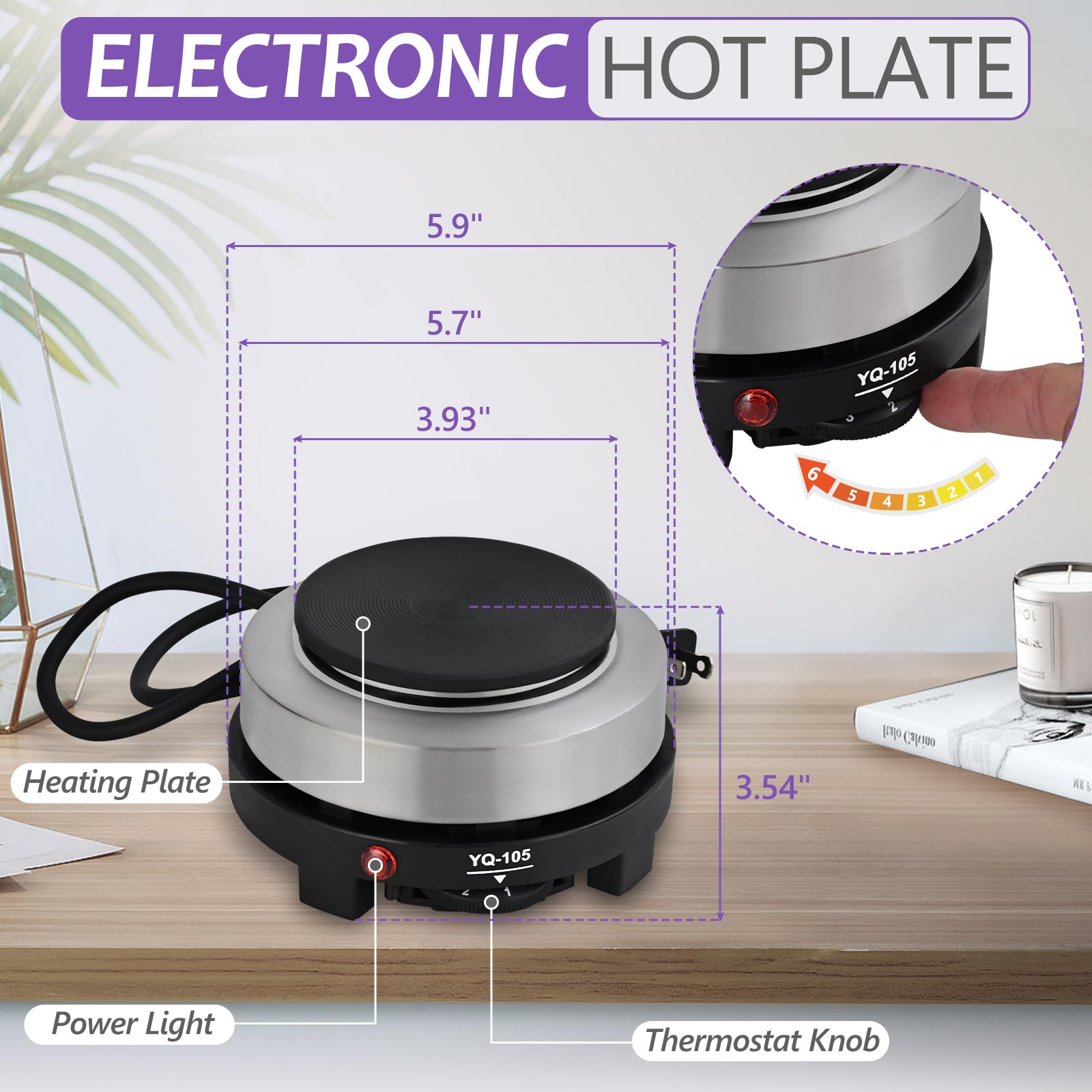 Soap Making Kit with Electronic Hot Plate, Soap Melter for Soap Making, DIY Soap Making Supplies Including 1.1 lb Glycerin Soap Base, Pouring Pot, Silicon Mold for Adults and Beginners