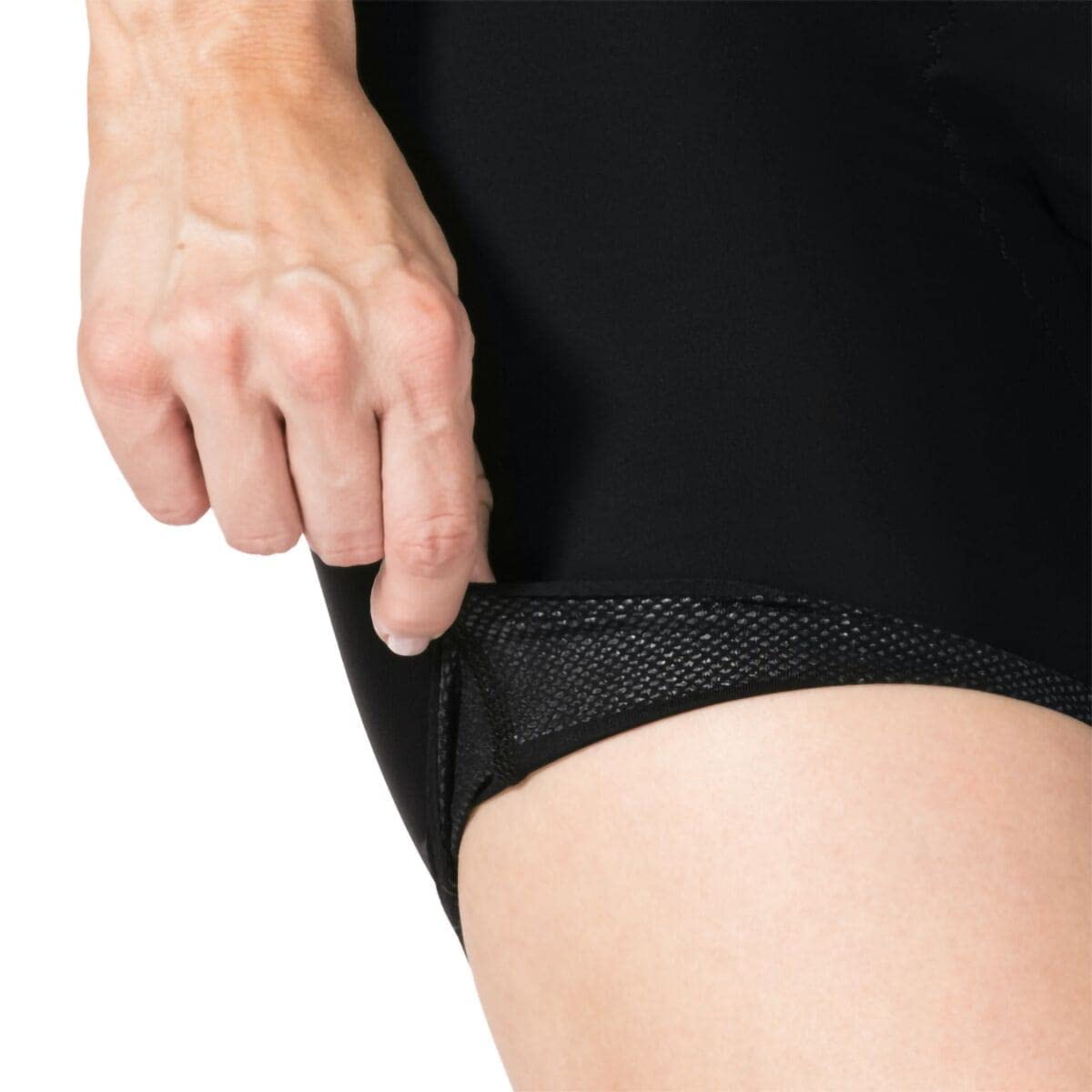 Terry Women's Chill 5 Inch Inseam Padded Compression Cycling Short - Seamless Leg Bands - Black, Medium