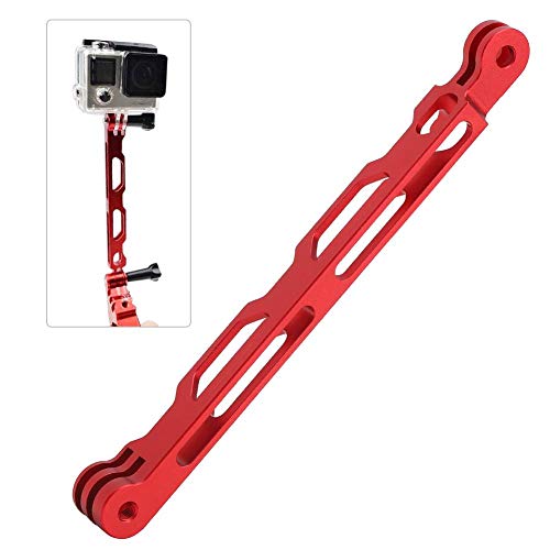 YUANJS Camera Extension Rod,Action Camera Tactics Extension Rod CNC Aluminium Alloy Extension Handle Bracket(Red)