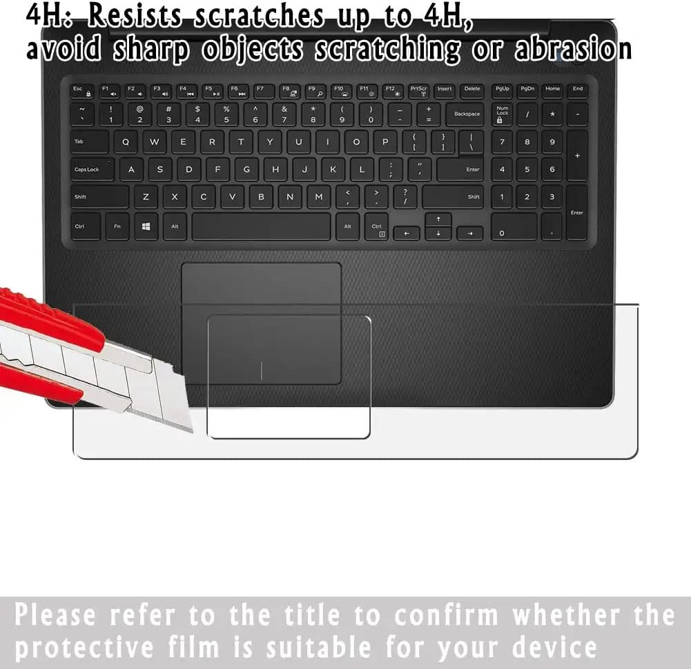 Vaxson 2-Pack Clear Protector Film, compatible with ACER ConceptD 7 Ezel CC715-71 15.6" Keyboard Touchpad Trackpad Skin Sticker [Not Screen Protectors ]