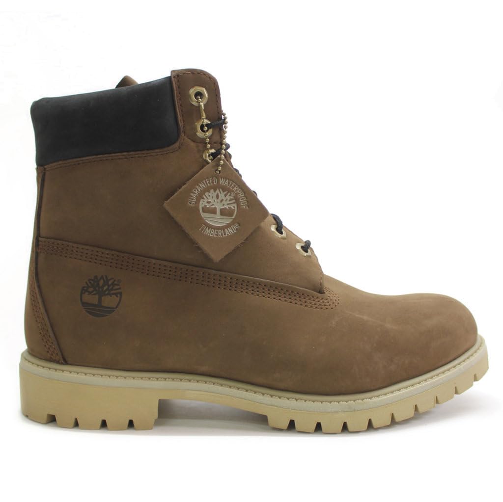 Timberland Men's 6 Inch Premium Boot Fashion, Dark Brown Nubuck, 12