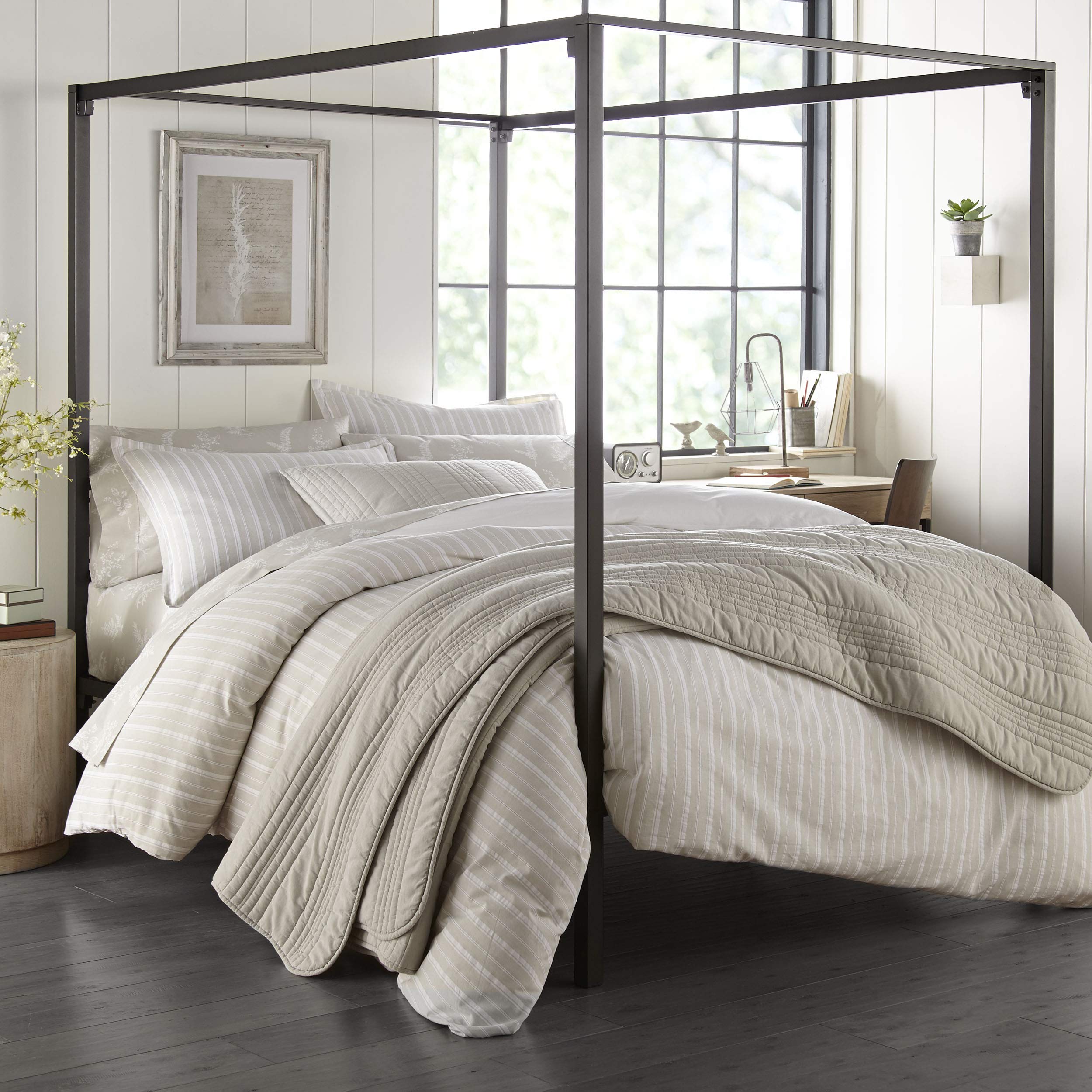 Stone Cottage Oakdale Set, King Comforter, Grey