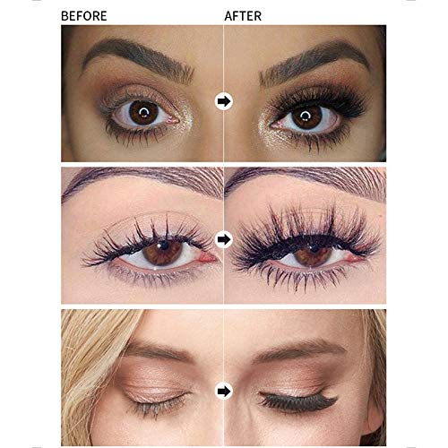 Tide brand tribe 4d Silk Fiber Mascara Waterproof And Easy To Dry Natural Soft Long Eyelash Makeup Mascara Black Thick Eyelash (Color : 02)
