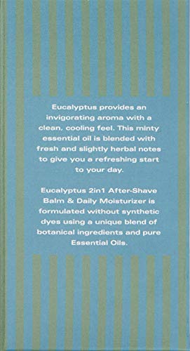 The Art of Shaving After-Shave Balm for Men - Face Moisturizer, Clinically Tested for Sensitive Skin, Eucalyptus, 3.3 Ounce