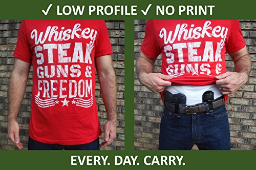 TacX Pro Gear Universal IWB Holster | Concealed Carry | Inside The Waistband | Flexible, Breathable, Neoprene | S&W M&P Shield 9/40 1911 XDS Taurus Glock