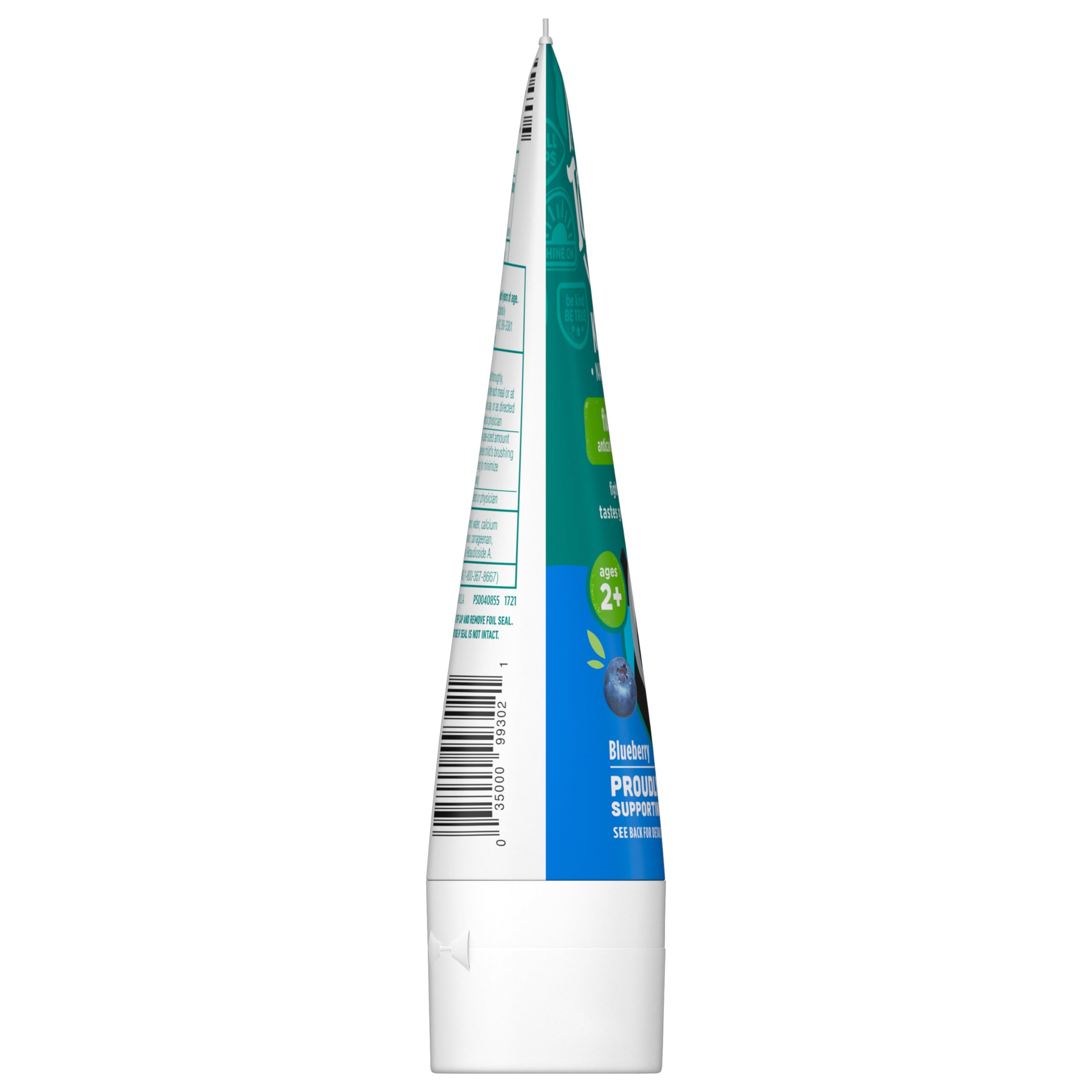 Tom's of Maine Kid's Natural Fluoride Toothpaste, Blueberry, 5.1 oz. 3-pack (Packaging May Vary)
