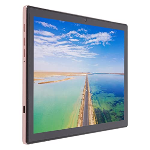 Ultra Thin Tablet, Aluminum Alloy Rose Gold Touchscreen Tablet 3GB RAM 64GB ROM Front 5MP Rear 13MP (US Plug)