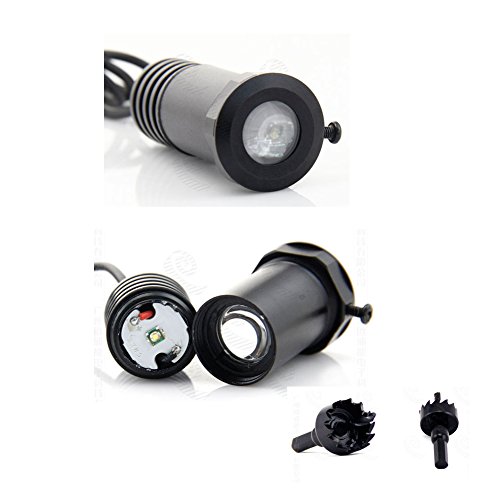 YiHee Car Door Welcome Light DIY LED Projection Logo Step Light Badge for FORD F150 - 1 Pair