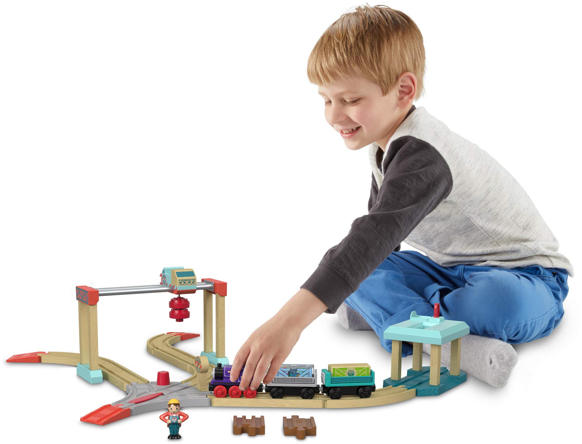 Thomas & Friends Wood, Lift & Load Cargo Set