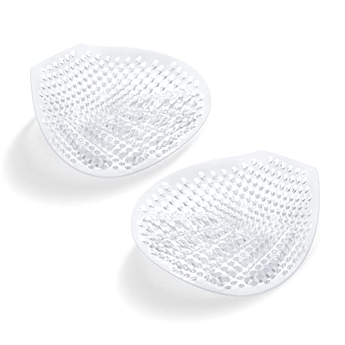 Yofidra Silicone Bra Inserts and Breast Enhancers, Add 2 Cups, Breathable, Reusable,1 Pair (Shell, M)