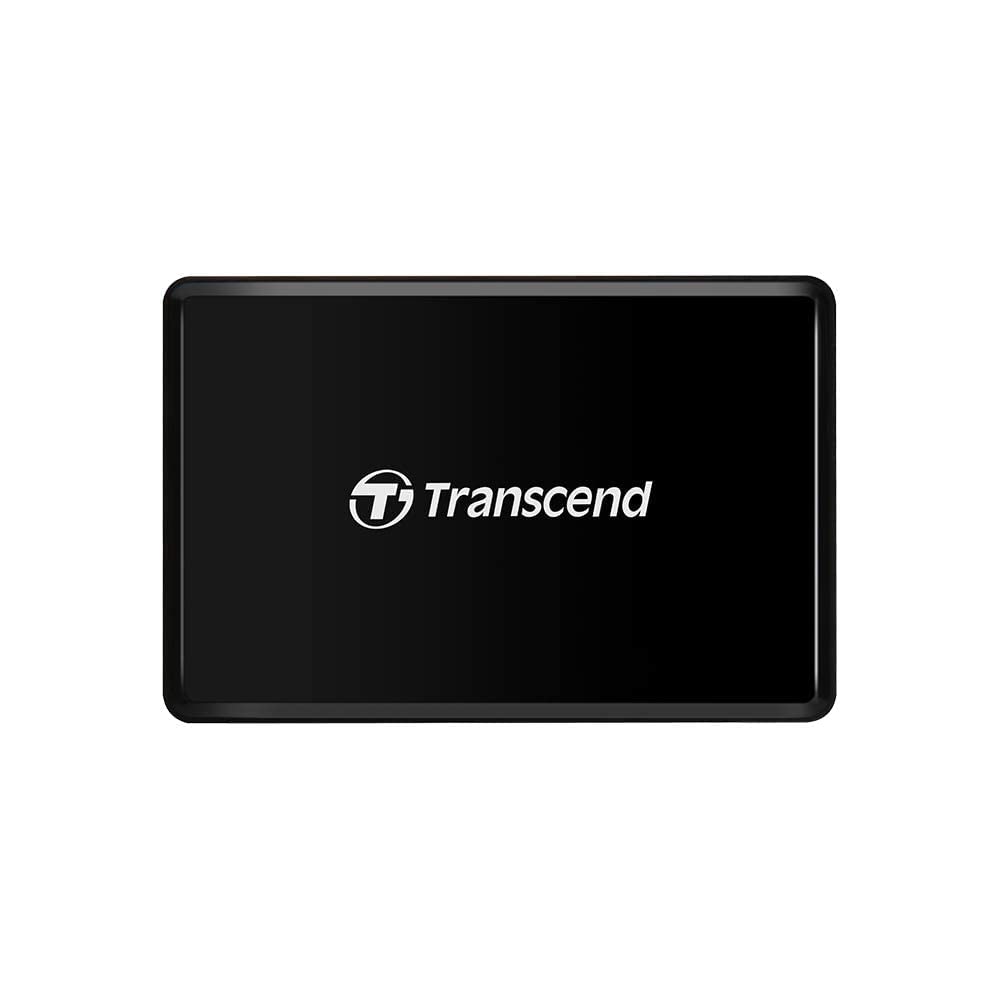 Transcend USB 3.0 Super Speed Multi-Card Reader for SD/SDHC/SDXC/MS/CF Cards (TS-RDF8K),Black