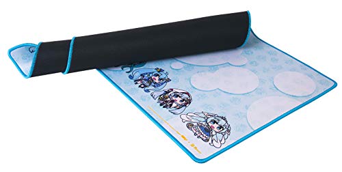 Thermaltake Tt Esports Dasher Extended Hatsune Miku Limited Edition Gaming Mouse Pad Snow Miku 2019 Edition Semi-Coarse Surface Non-Slip Rubber Base 35.43”X15.75”X0.16” MP-DSH-Blksxs-09
