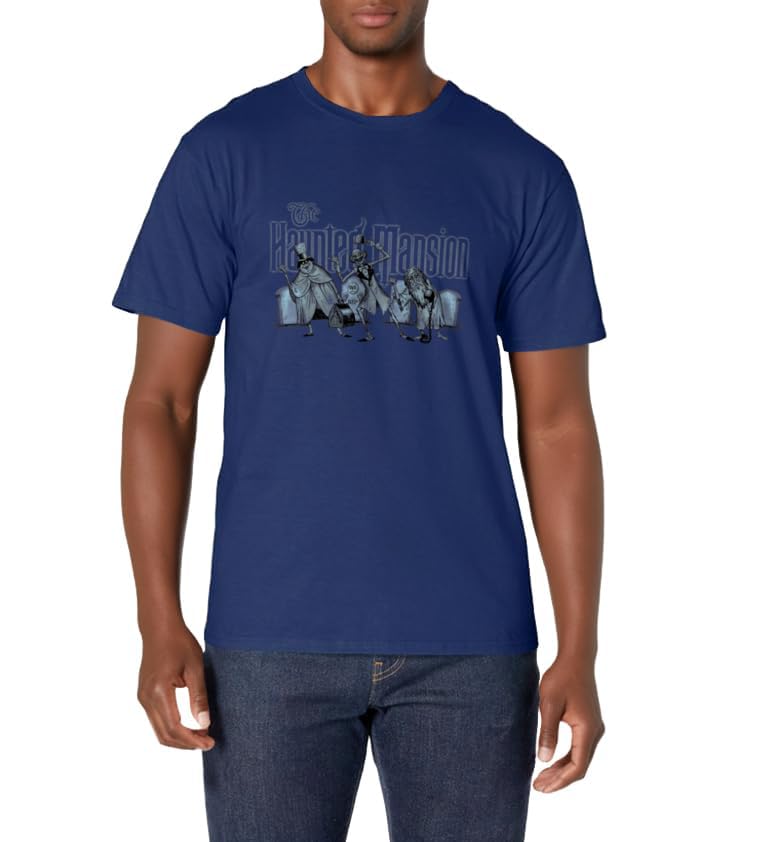 The Haunted Mansion Hitchhiking Ghosts Graveyard Shot T-Shirt