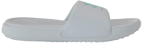 Under Armour Girls' Ansa Fixed Strap, (401) Halogen Blue/Halogen Blue/Green Breeze, 3, US