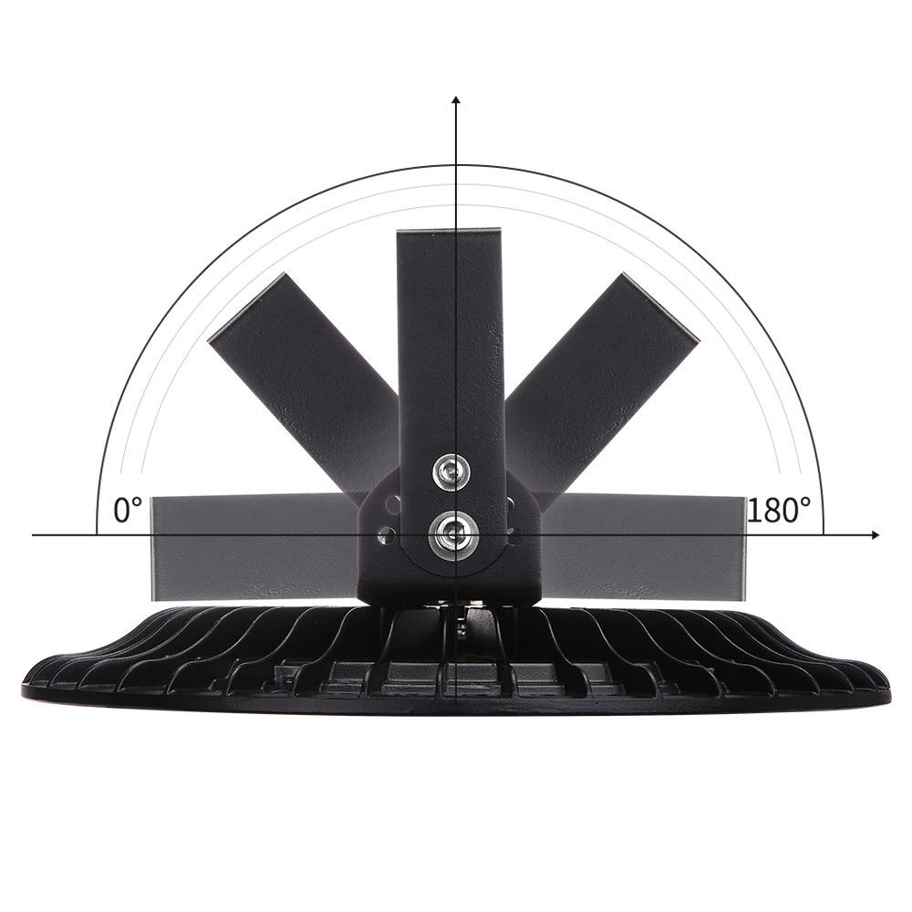 Viugreum 10 Pack 200W UFO LED High Bay Light, 20000LM 6500K Daylight White LED Warehouse Lighting, IP65 Waterproof Commercial Bay Lighting for Garage Barn Workshop